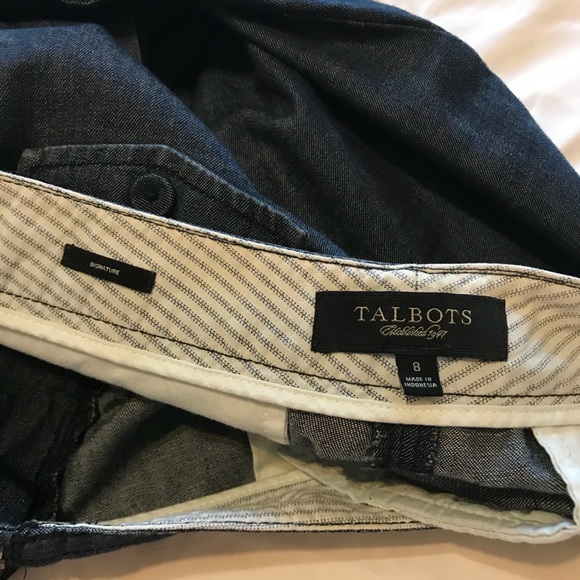 Talbots | Jeans | Talbots Signature Capri 8 Dark Wash 0 Cotton | Poshmark